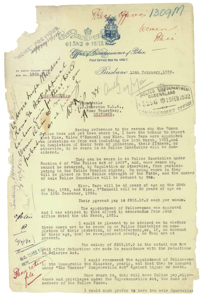 First Police in Dresses - Stories from the Archives